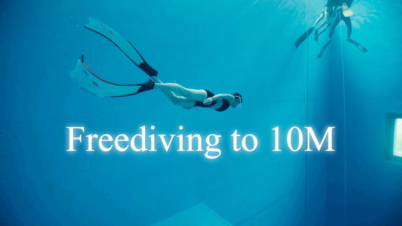Freediving in K26(Asia's Deepest Diving Pool) - YouTube