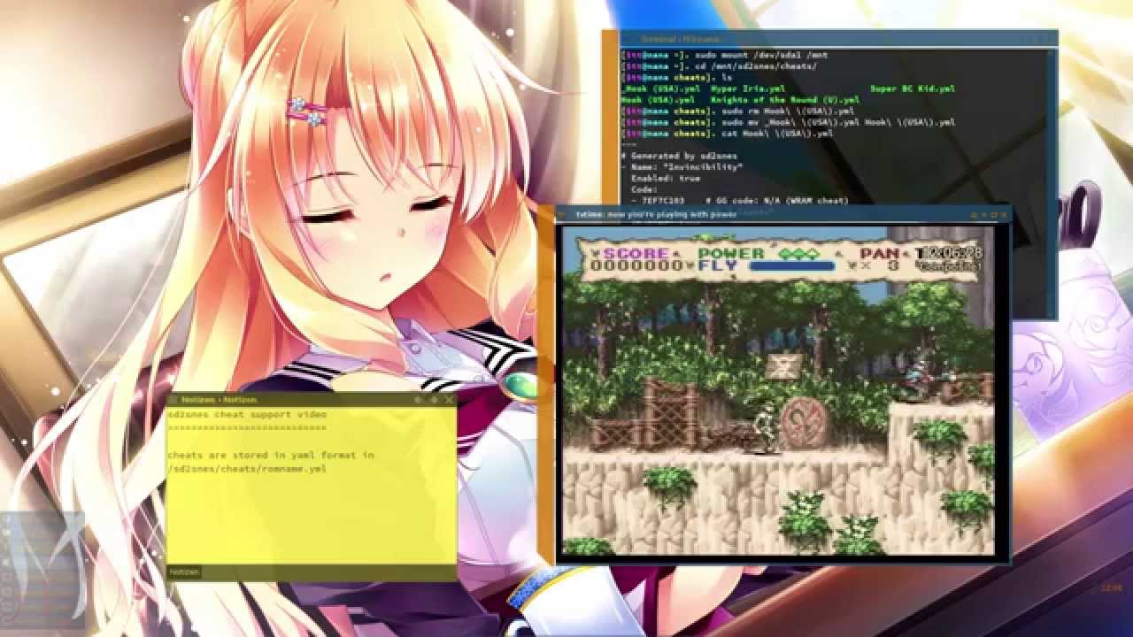 Sd2snes V0 1 7 Cheat Support Preview Youtube