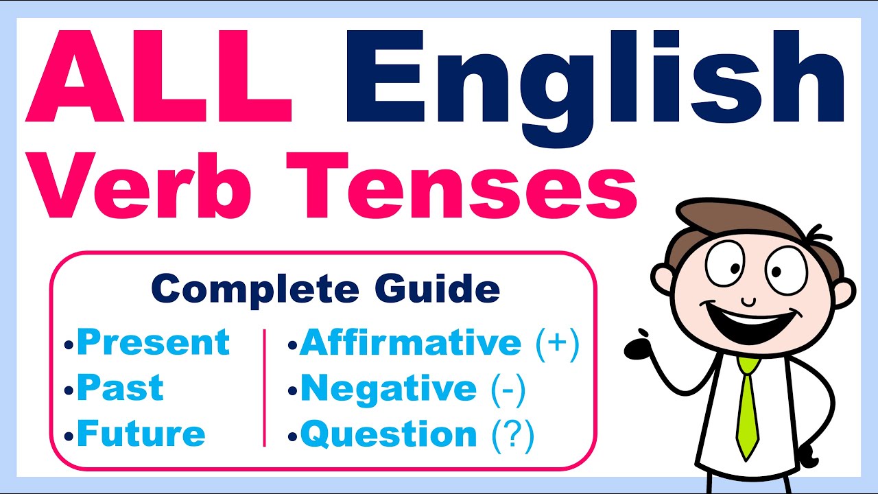 ALL 12 VERB TENSES in English | Present / Past / Future || Affirmative ...