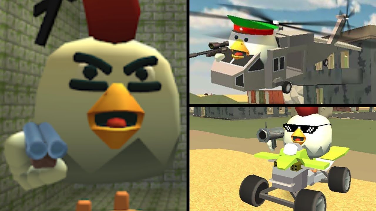 Chicken gun funny moments | chicken gun | chicken gun game | funny ...