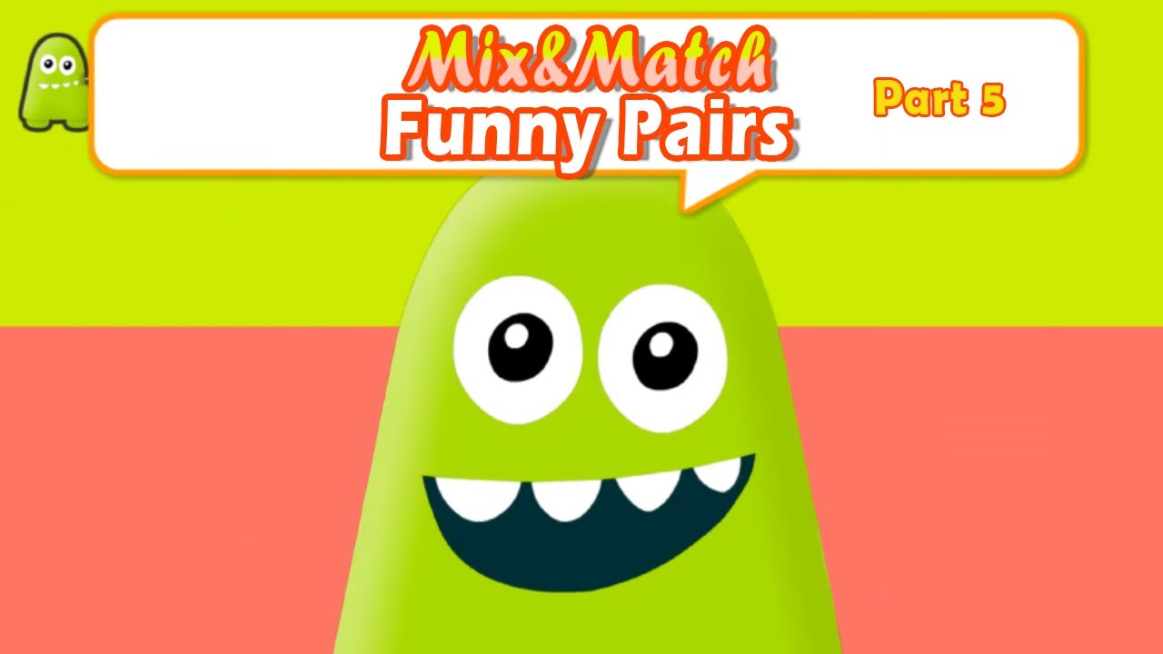 Mix & Match Funny Pairs – lots of crazy, funny, silly pairs! - YouTube