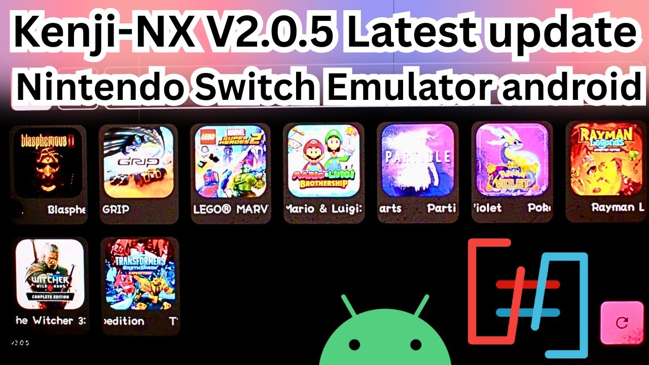 Kenji-NX V2.0.5 Latest update - Nintendo Switch Emulator android - YouTube