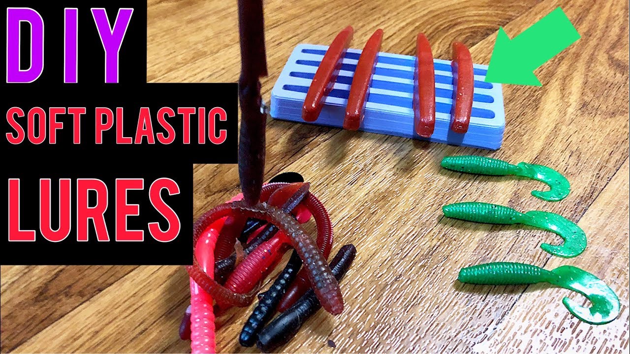 DIY Making Lures! ( RECYCLING Soft Plastic Bait!! ) - YouTube