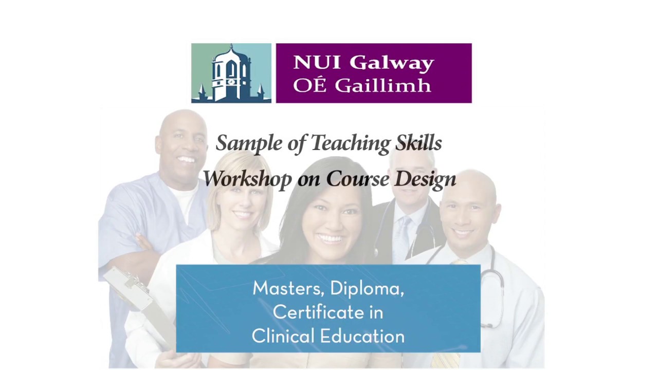 Sample of Teaching Skills -- Clinical Education programme - YouTube