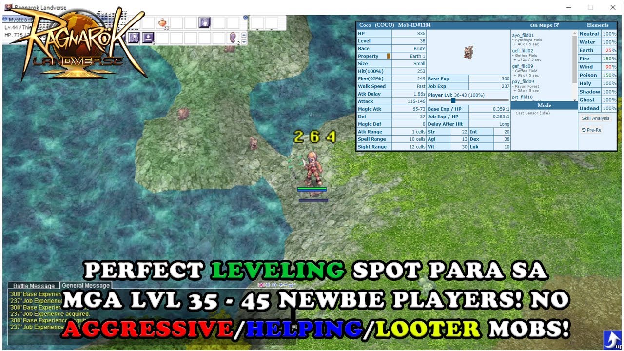 RAGNAROK "LANDVERSE" - PERFECT SPOT PARA MAG PA LEVEL FROM 35 - 45 ...