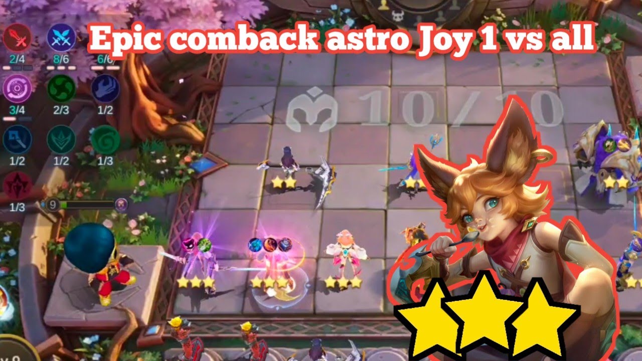 Magic chess new update Strongest synergy Astro 3 star joy - YouTube