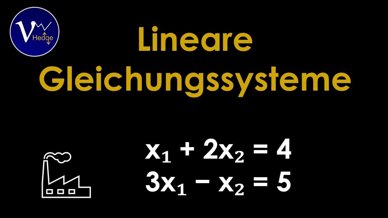 Lineare Gleichungssysteme einfach erklärt – mit Beispiel aus der ...