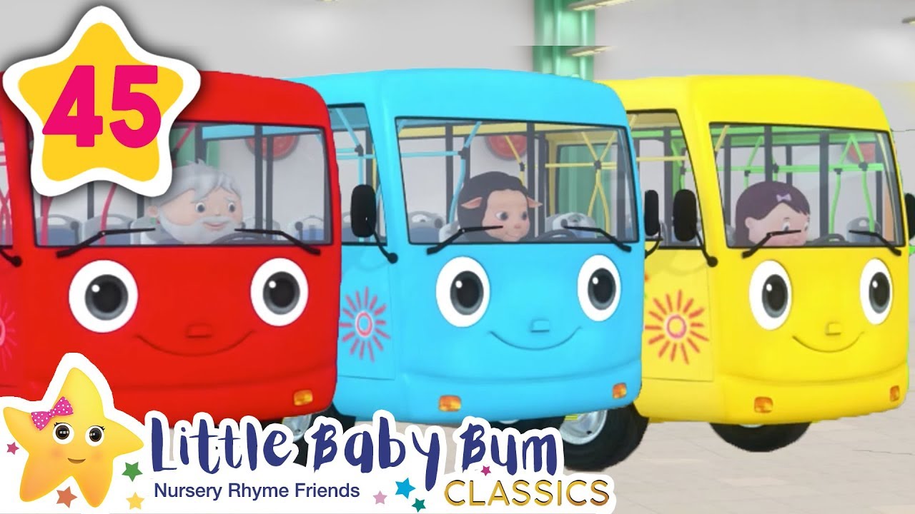 Learn Colors - Color Bus! | +More Kids Songs | Nursery Rhymes | Little ...