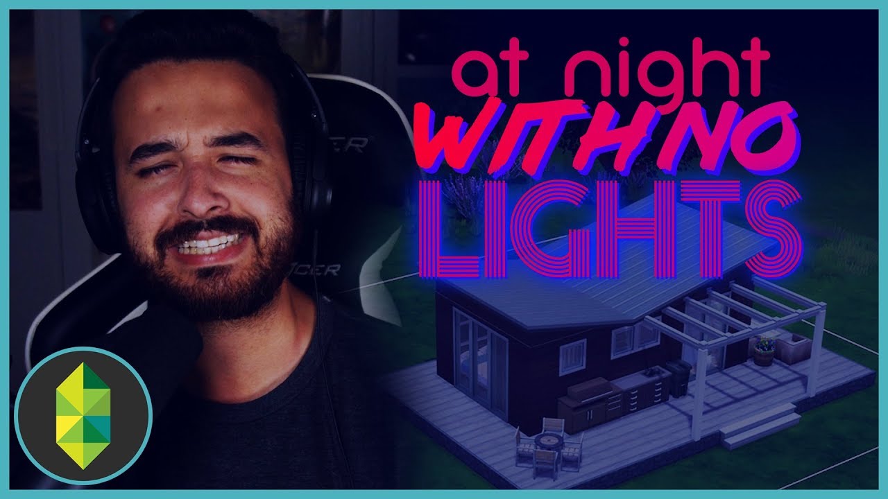 AT NIGHT WITH NO LIGHTS Build Challenge | The Sims 4 - YouTube