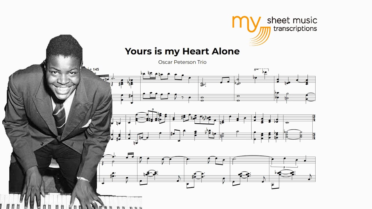 Oscar Peterson - Yours Is My Heart Alone (Jazz Transcription) - YouTube