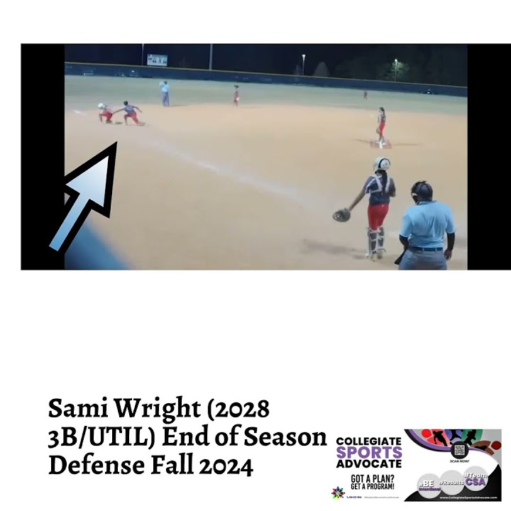 Sami Wright (2028 3B/UTIL) End of Season Defense Fall 2024 - YouTube