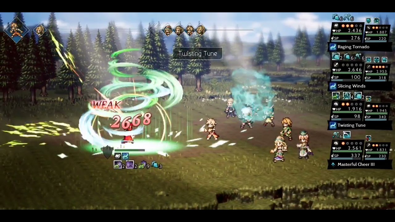 Octopath Traveler CotC - BT Staff fight - F2P - YouTube