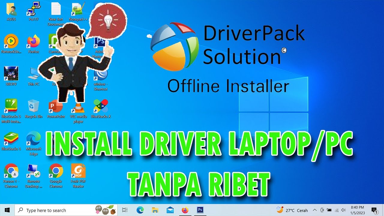 Tutorial Cara Install Driver Laptop atau Komputer dengan Driver Pack ...