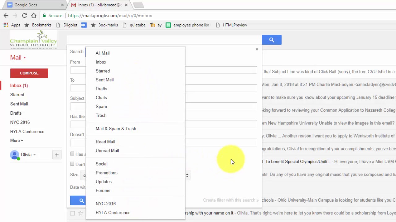 Searching Email - YouTube