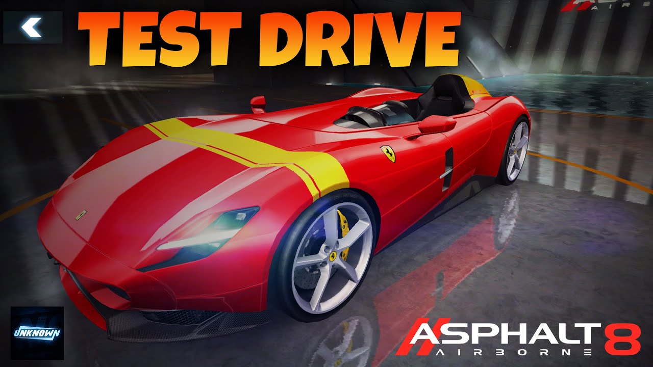 NEW FERRARI Asphalt 8 / Ferrari Monza SP1 Test Drive / Asphalt 8 New ...