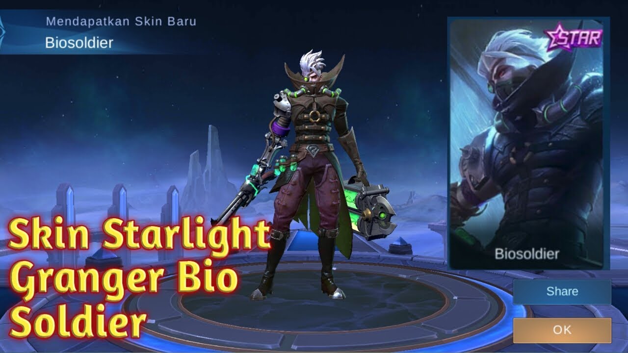 SKIN BARU GRANGER STARLIGHT BIO SOLDIER - YouTube