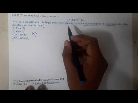 GATE CSE 1991 Q ||Algorithms || GATE Insights Version: CSE - YouTube