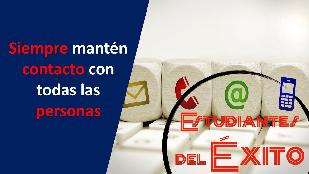 ¿Por qué es importante mantener contacto con todas las personas? - YouTube