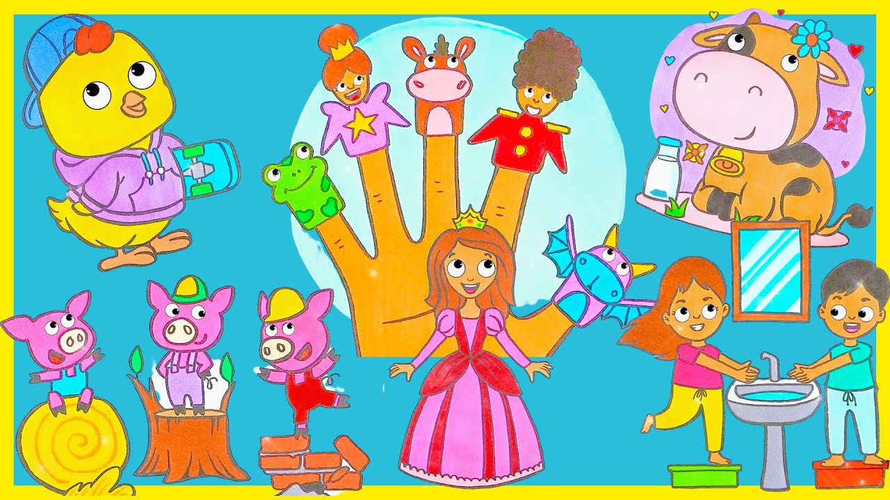 Cores infantis 👸 Colorir princesa 🌈 Colorir para crianças 👶🏻 Desenhar e ...