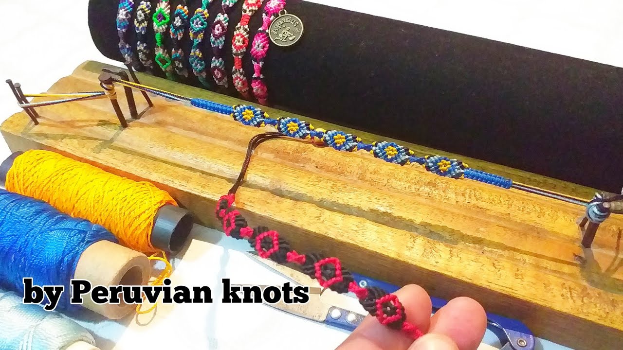 MACRAME TECHNIQUE by Peruvian knots 👽 - YouTube