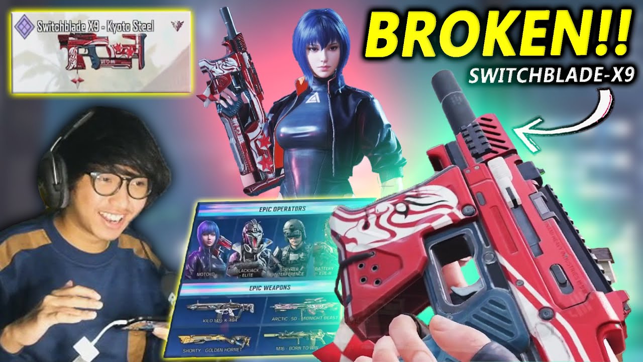 SMG BARU BROKEN BANGET!! REVIEW SWITCHBLADE X9 DAN BUKA BATTLE PASS ...