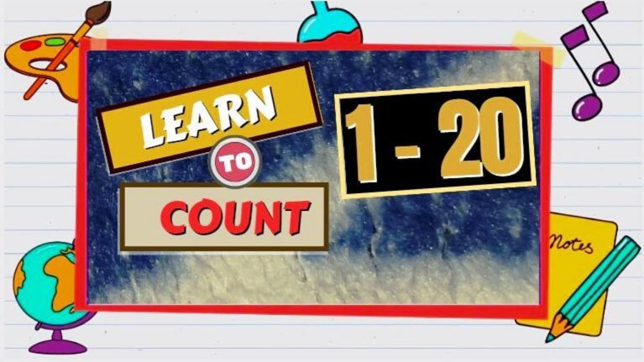 Learn to count from 1-20 for toddlers - YouTube