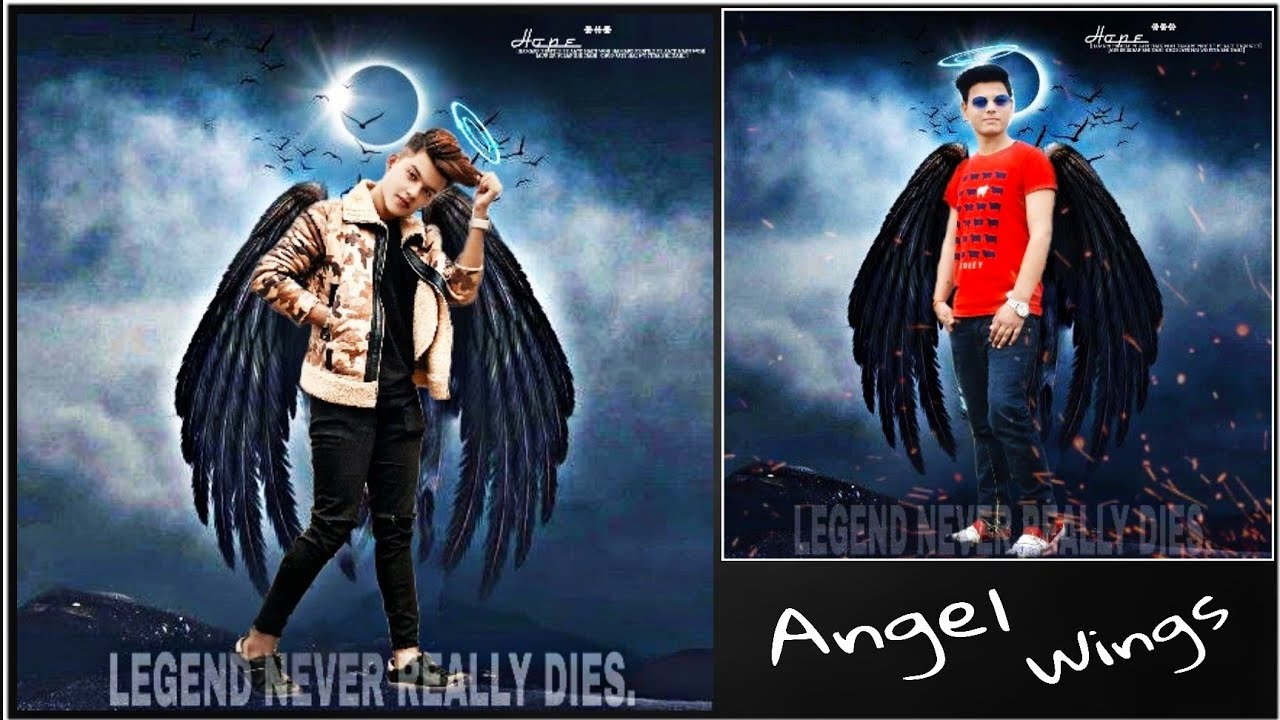 Picsart Trending Angel Wings Editing /Picsart Zeher Tutorial /by Royal ...