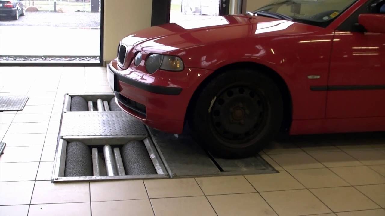Brake shock absorber test - YouTube