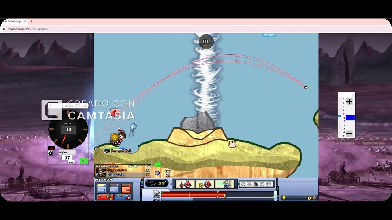 Sky Bomb Turtle, nak s2, Trico(dino) s2, BigFoot s1-s2 ,grub s2 Trayectoria - Dragonbound no bot ...