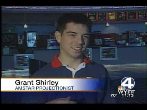 WYFF News 4 Coverage at AmStar Cinemas in Anderson, SC for Star Wars ...