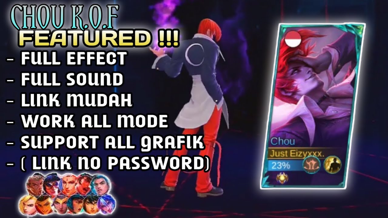 NEW | Script Skin Chou KOF No Password | Full Effect & Sound - Patch ...