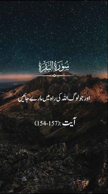 Surah Baqarah Ayat 154-157.....#tarjumaquran#quranictranslation #quran ...