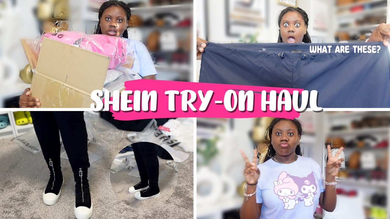 SHEIN Try On Haul | 30+ Items | Rick Owens Inspired Shoes - YouTube