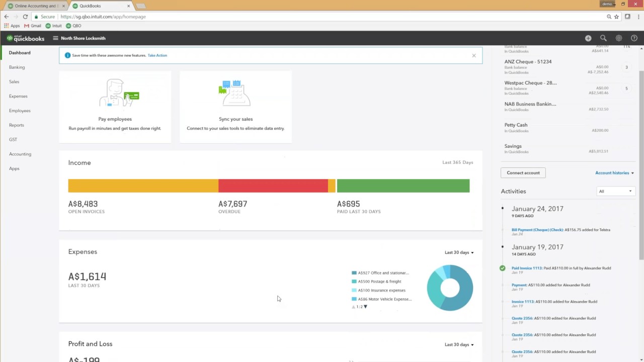 Starting out with QuickBooks Online | AUS - YouTube