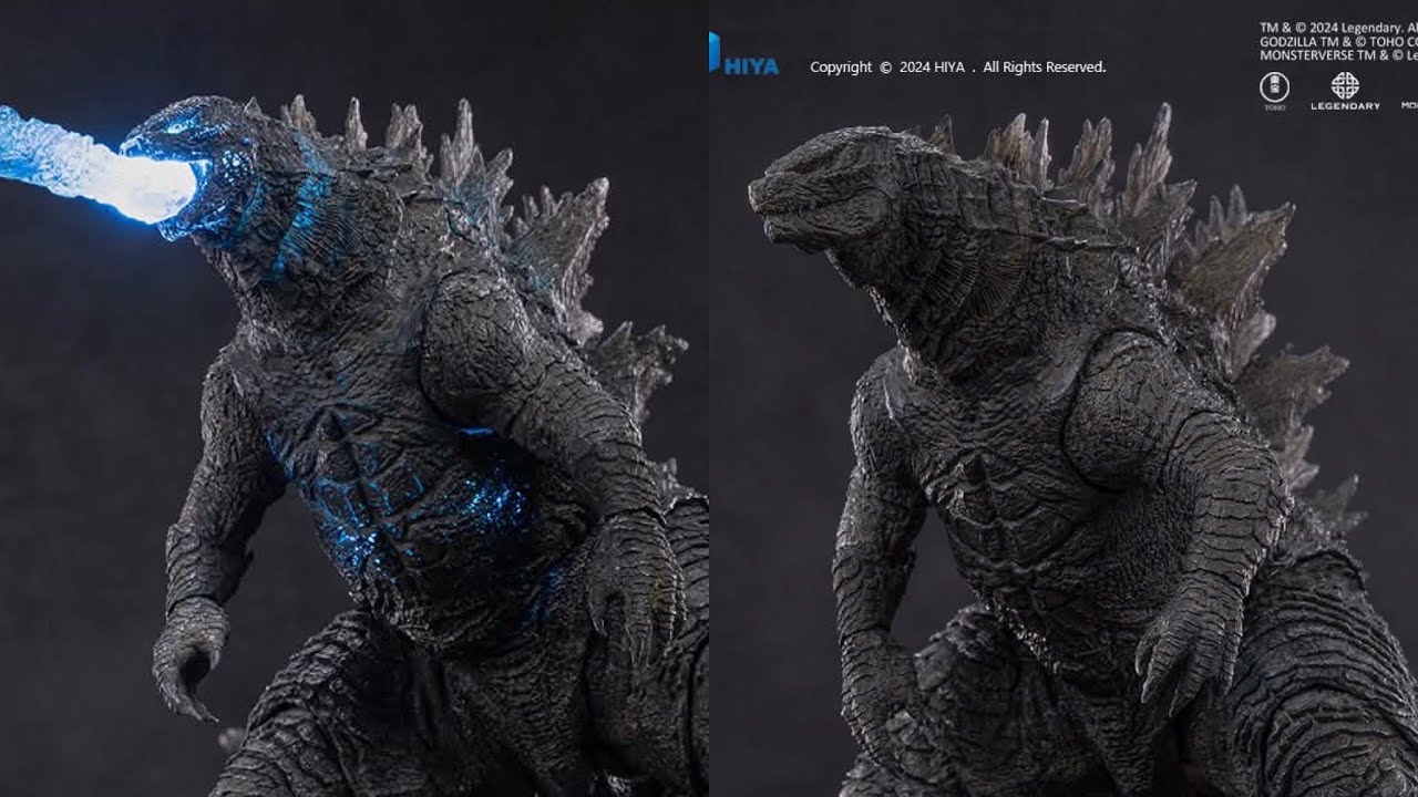 New Godzilla 2021 Heat Ray action figure by Hiya Toys - YouTube