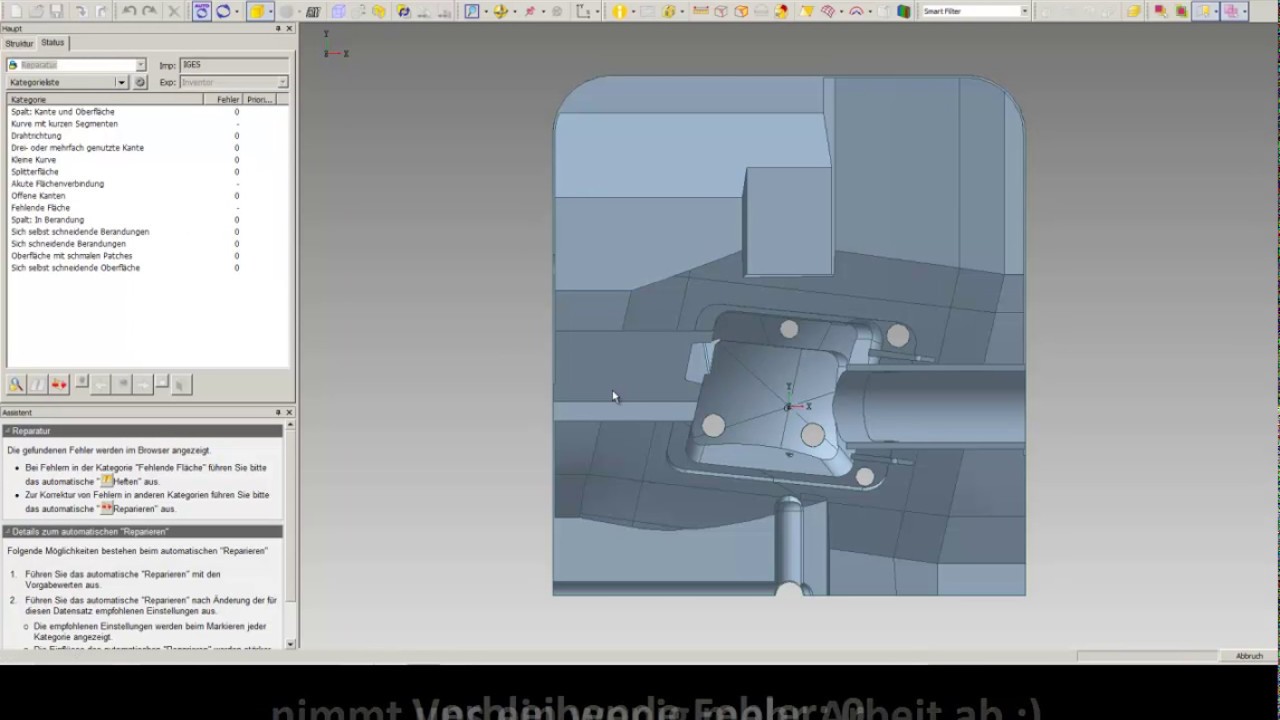 CADdoctor Skills: Grundeinstellungen für die automatische Datenreparatur - YouTube