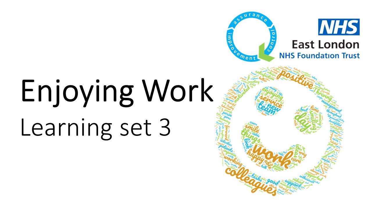 Enjoying Work Cohort 3 - Learning set 3 - YouTube