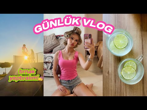 GÜNLÜK VLOG! Tırnak Yaptırıyoruz, Akşam Yemeğine Hazırlanalım ~Destina Kaya