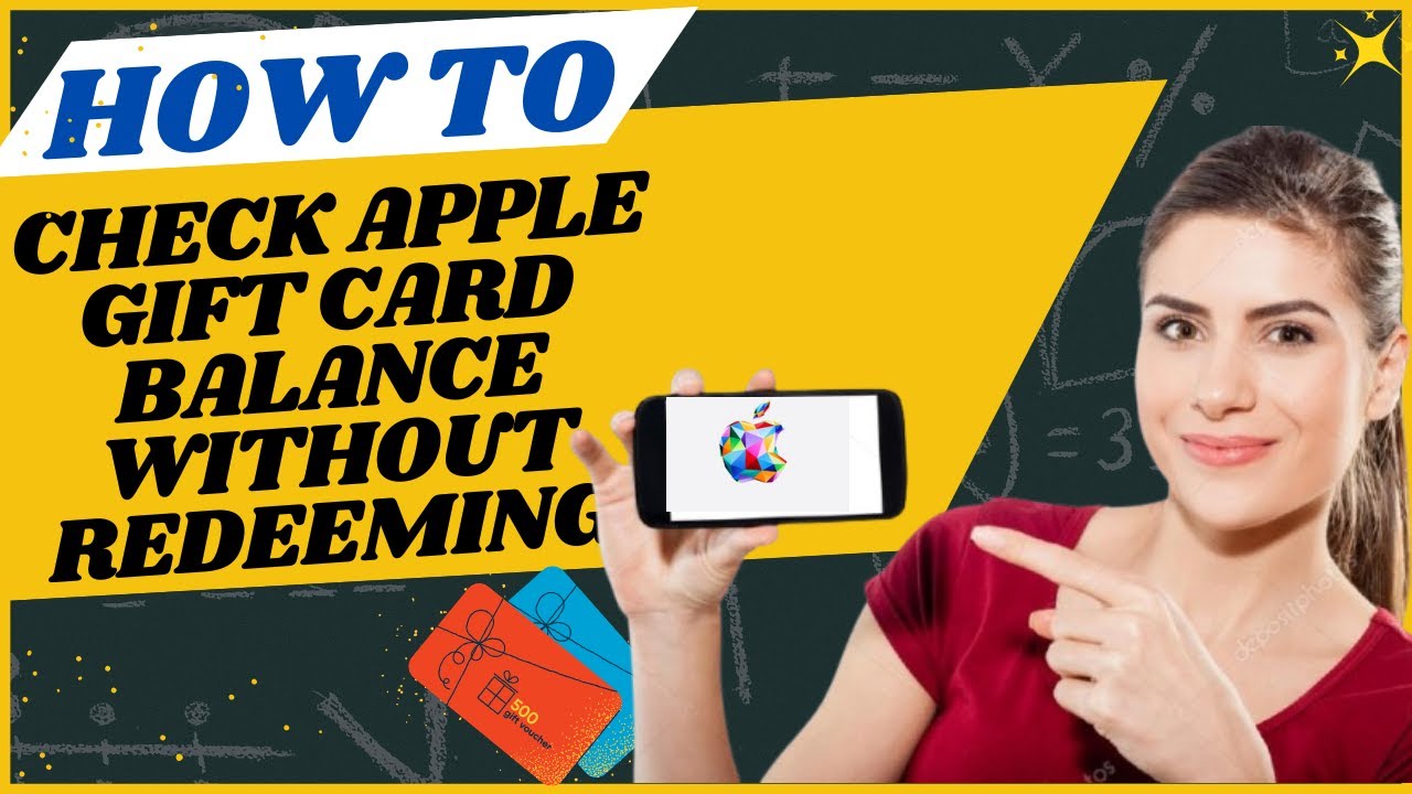 How to check apple gift card balance without redeeming I DOUBLE Z - YouTube