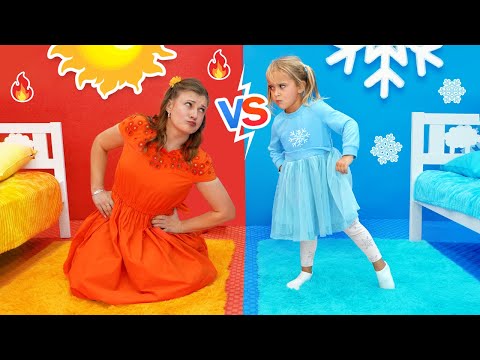 Alice and Aunt – Hot vs Cold Challenge and Other Fun Stories for Kids