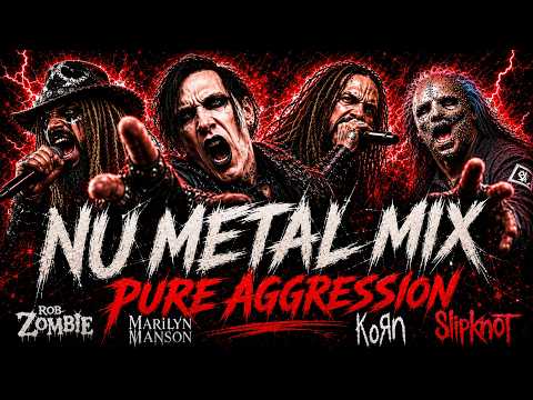 ROB ZOMBIE x MARILYN MANSON x KORN x SLIPKNOT 🔥 Nu Metal Mega Mix | Pure Aggression