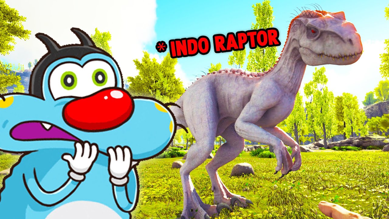 Oggy NEW INDO RAPTOR | ARK: Survival Evolved ! #S03 Ep4 .ft Oggy - YouTube