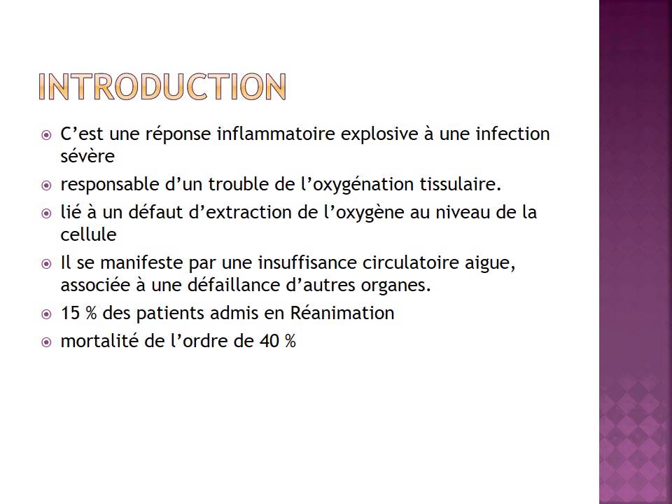 PHYSIOPATHOLOGIE CHOC SEPTIQUE - YouTube