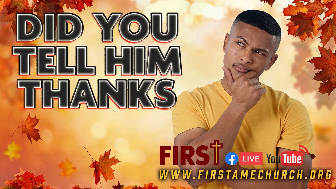 Did You Tell Him Thanks - YouTube