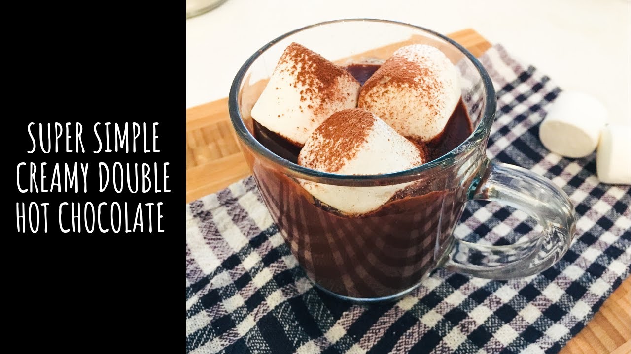 Creamy Double Hot Chocolate | Hot Chocolate Hack | Food Kitchen Secrets ...