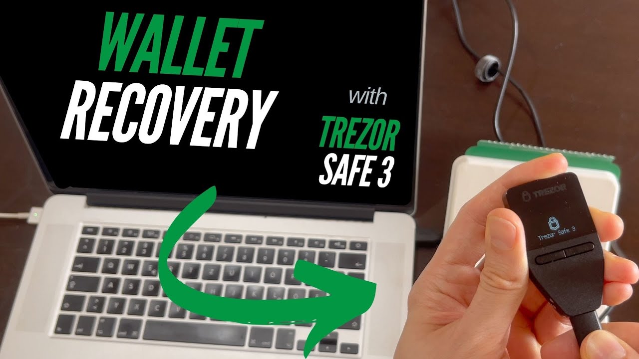 Wallet Recovery with Seed Phrase on Trezor Safe 3 Bitcoin hardware ...