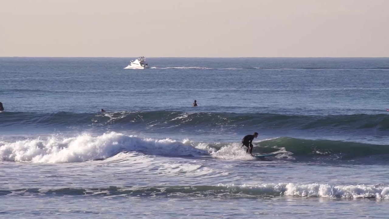 Logan Myers longboards Oceanside | Surf Edit - YouTube