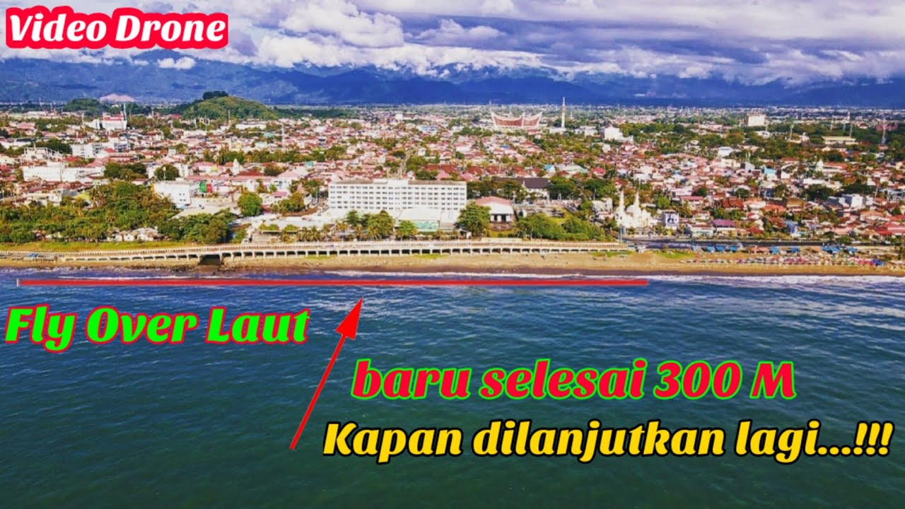 PESONA PANTAI PADANG Taplau Di Sore Hari | Video Udara Drone - YouTube