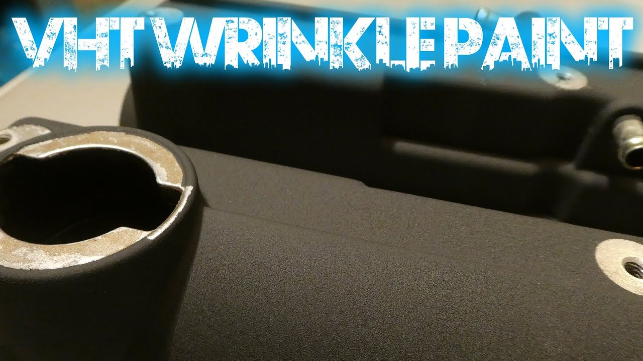How To Paint Cam / Rocker Cover With VHT Wrinkle Paint on 2JZ GTE Supra ...