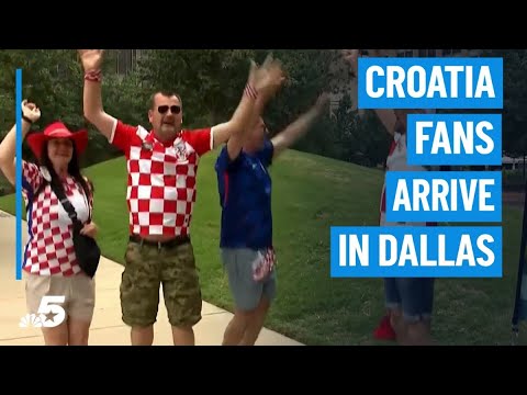 World Cup fans from Croatia and England arrive in North Texas | NBC DFW
